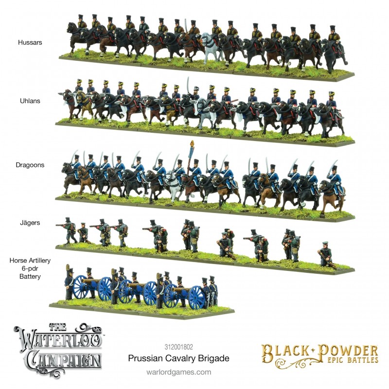 Black Powder Epic Battles - Waterloo: Prussian Cavalry Brigade (EN) Black Powder Epic Battles - Waterloo: Prussian Cavalry Brigade (EN)